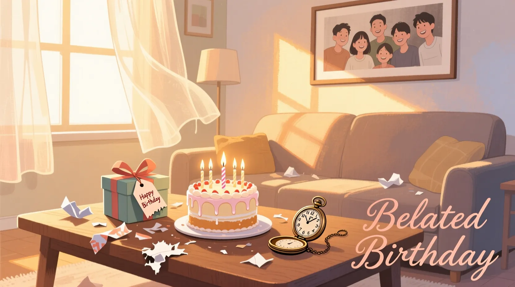 What Does Belated Birthday Mean 🎂